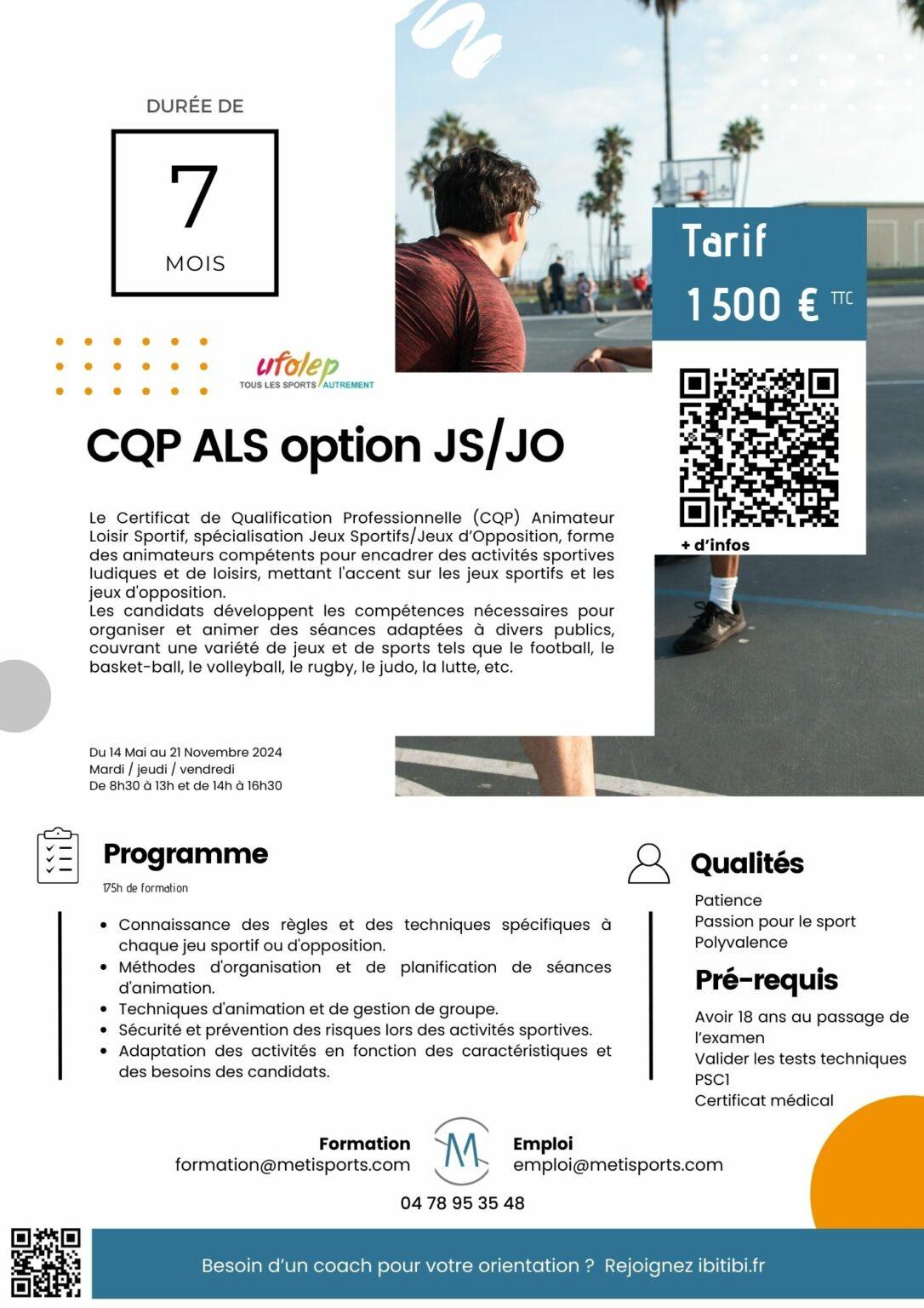 Formation CQP ALS : Devenez Animateur Loisir Sportif – Metisports